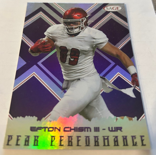 2025 SAGE Peak Performance Purple Efton Chism III #PK-EC | eBay