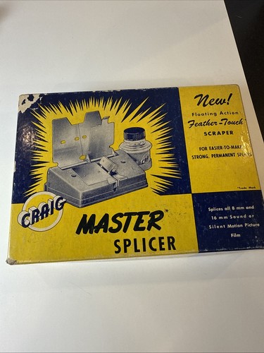 CRAIG Master Splicer for all 8mm -Super 8mm-16mm Sound Silent Motion ...