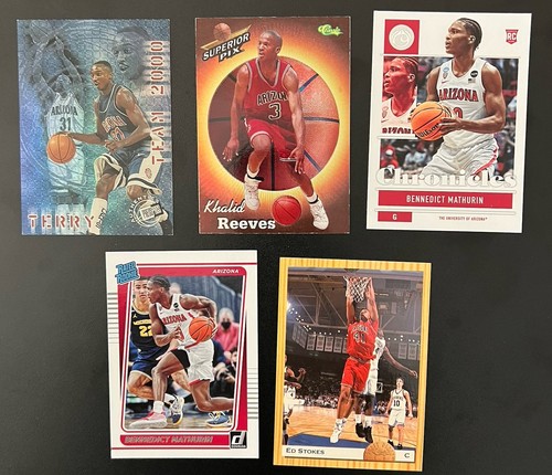 Arizona Wildcats Lot Of 5 NCAA Basketball Cards | eBay