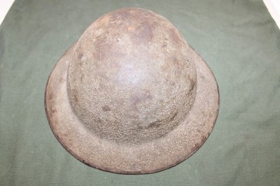 WWI US and British Military WW1 WW2 M1917 Helmet Doughboy Brodie Combat ...