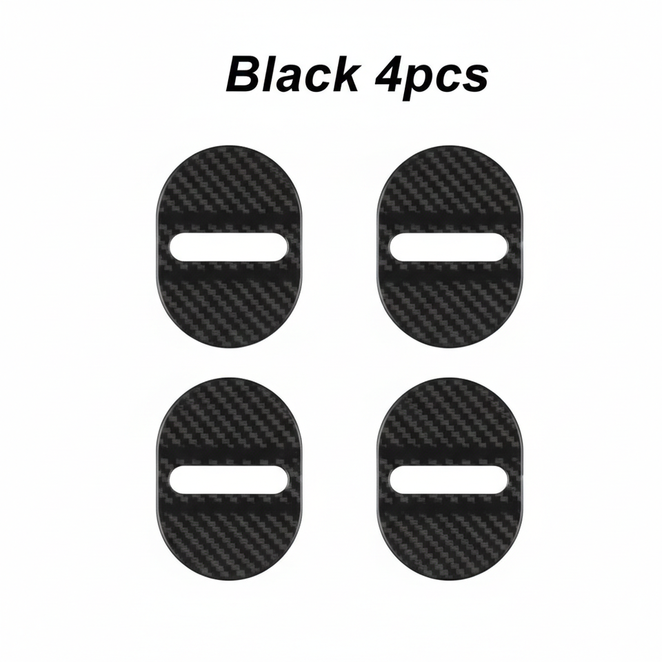 4-Pack Car Door Lock Cover Protectors – Anti-Rust Plastic Pads, Shock ...