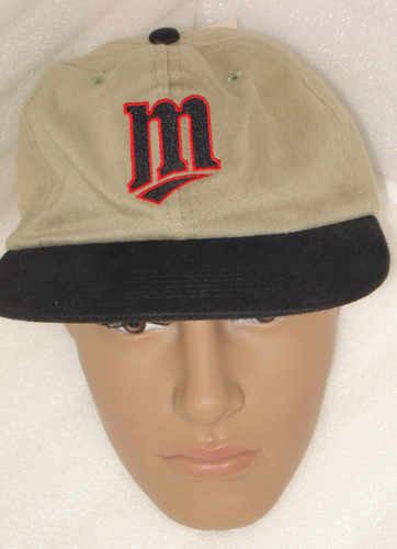 NWT-Unused-Minnesota Twins "M" Dairy Queen/DQ -Baseball Cap/Hat-Tan ...