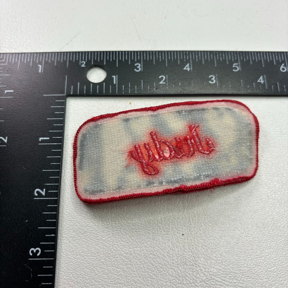 USED Retro Red Letter JUDY Name Patch (Uniform, Mechanic, Worker) 421N ...