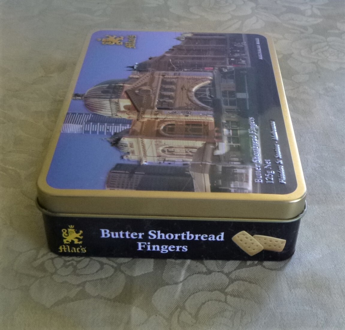 Lovely Mac's Shortbread Fingers 125g Biscuit Tin *Flinders St Station ...
