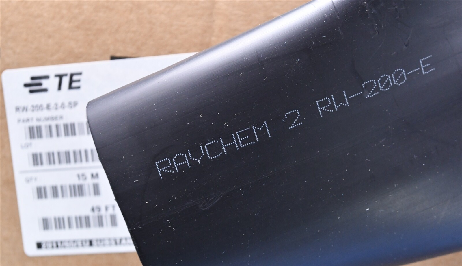 49’ Raychem 2" Chemical Resistant & High Temperature Heat Shrink Tube 2 ...