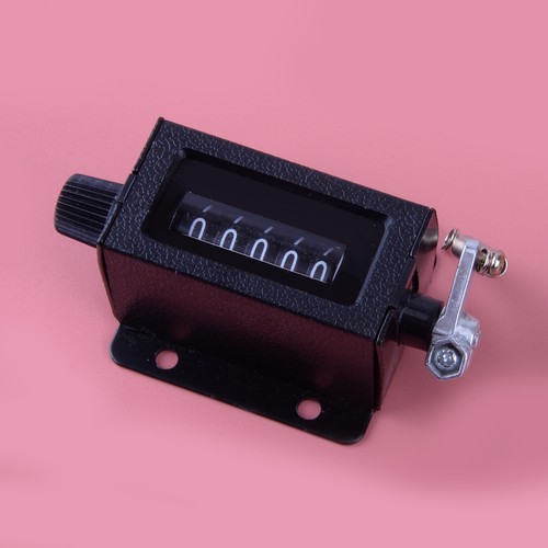 5 Digit Mechanical Counter Counting Resettable Reset for Textiles ...