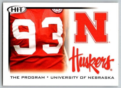 2010 SAGE HIT NEBRASKA PROGRAM NEBRASKA CORNHUSKERS #43 | eBay