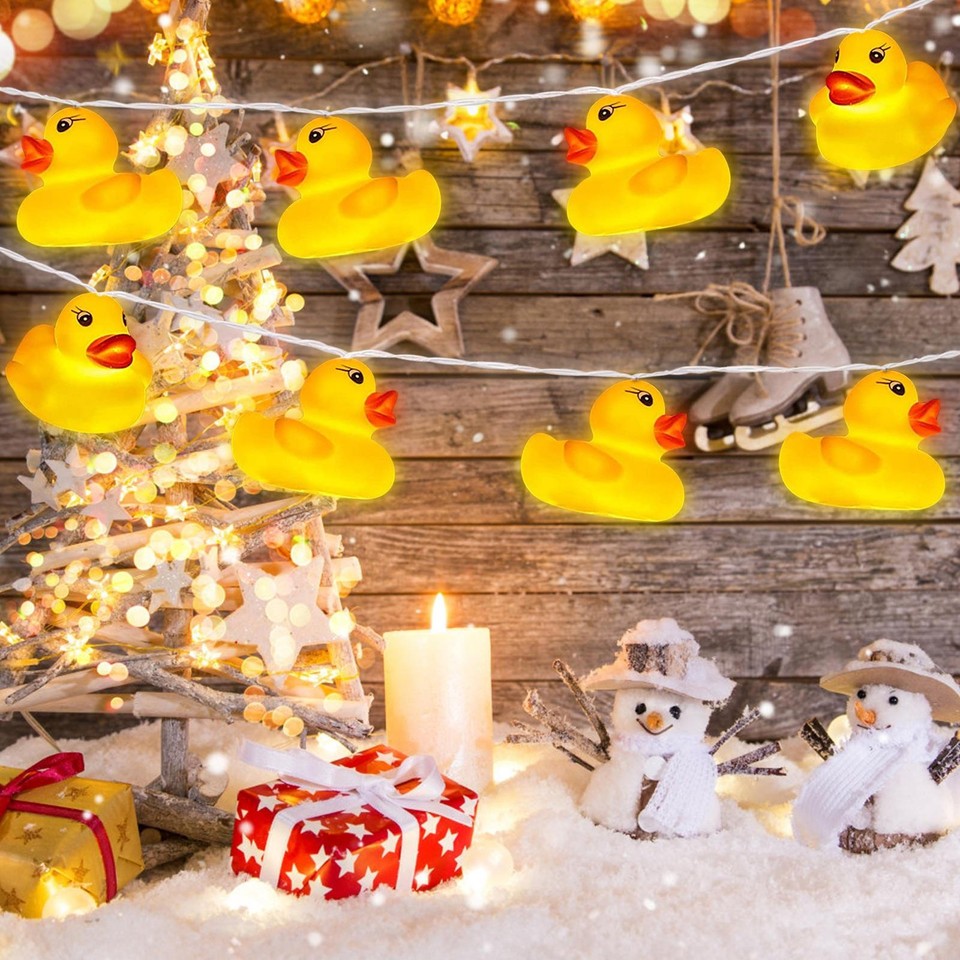 Garden Hanging String Light Cartoon Duck Ambient String Light for ...