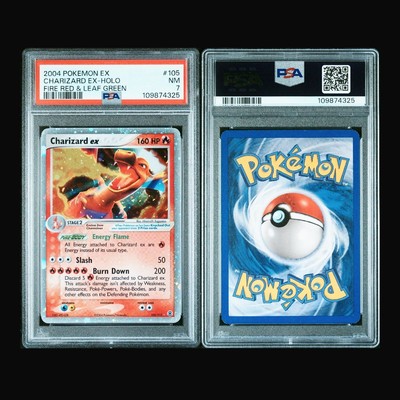 PSA 7 Charizard EX 2004 Pokemon Fire Red & Leaf Green Holo #105 | eBay