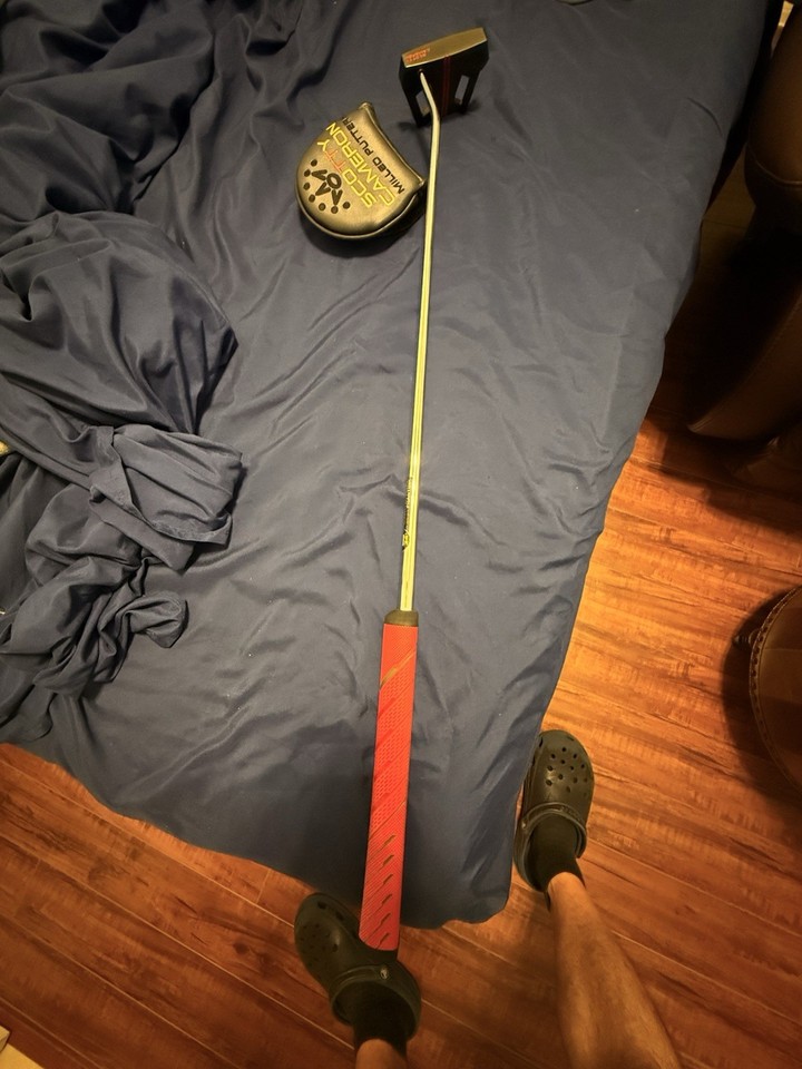 Scotty Cameron 2024 Phantom 9 Putter 34”Custom Black And Red (DLC). | eBay