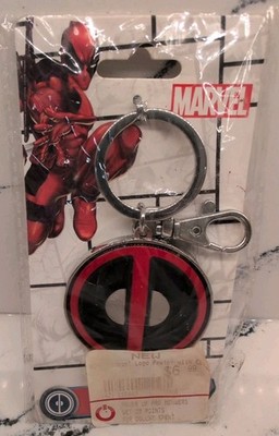 Deadpool Face Logo Metal Keychain Key Chain Marvel Comics | eBay
