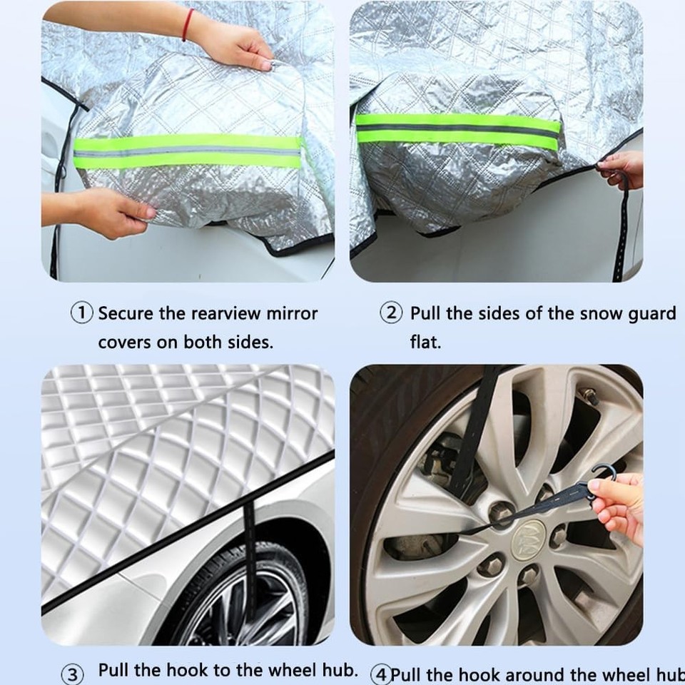 Car Roof Cover Hail Protector Waterproof Snow Proof Sunshield Outdoor ...