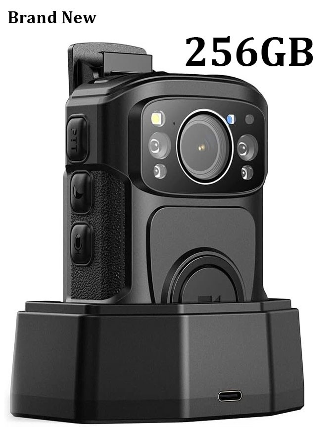 BOBLOV 4K Body Camera with Audio Video Police Body Worn Cam for Law ...