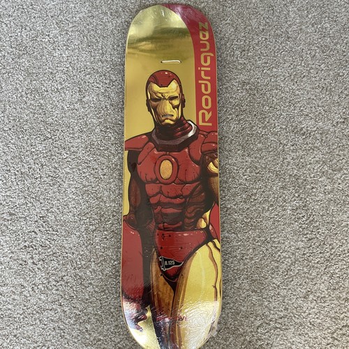 Primitive Marvel X Moebius Iron Man Paul Rodriguez PROD Skateboard Deck ...