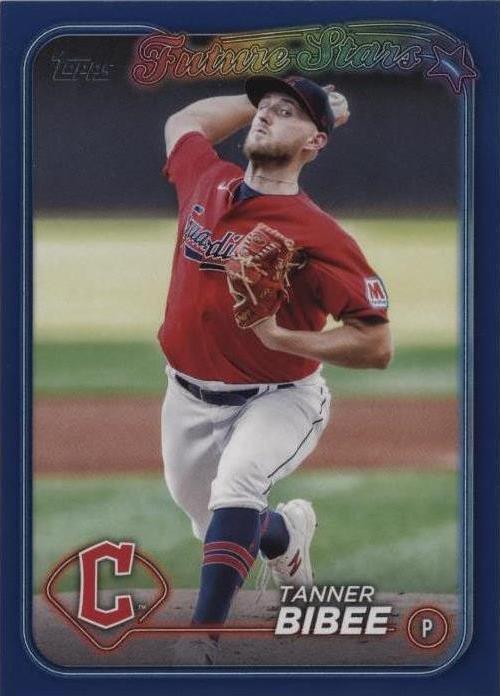 2024 Topps Series 2 - Future Stars Tanner Bibee #437 Royal Blue for ...