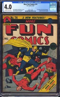 More Fun Comics 74 CGC 4.0 | eBay