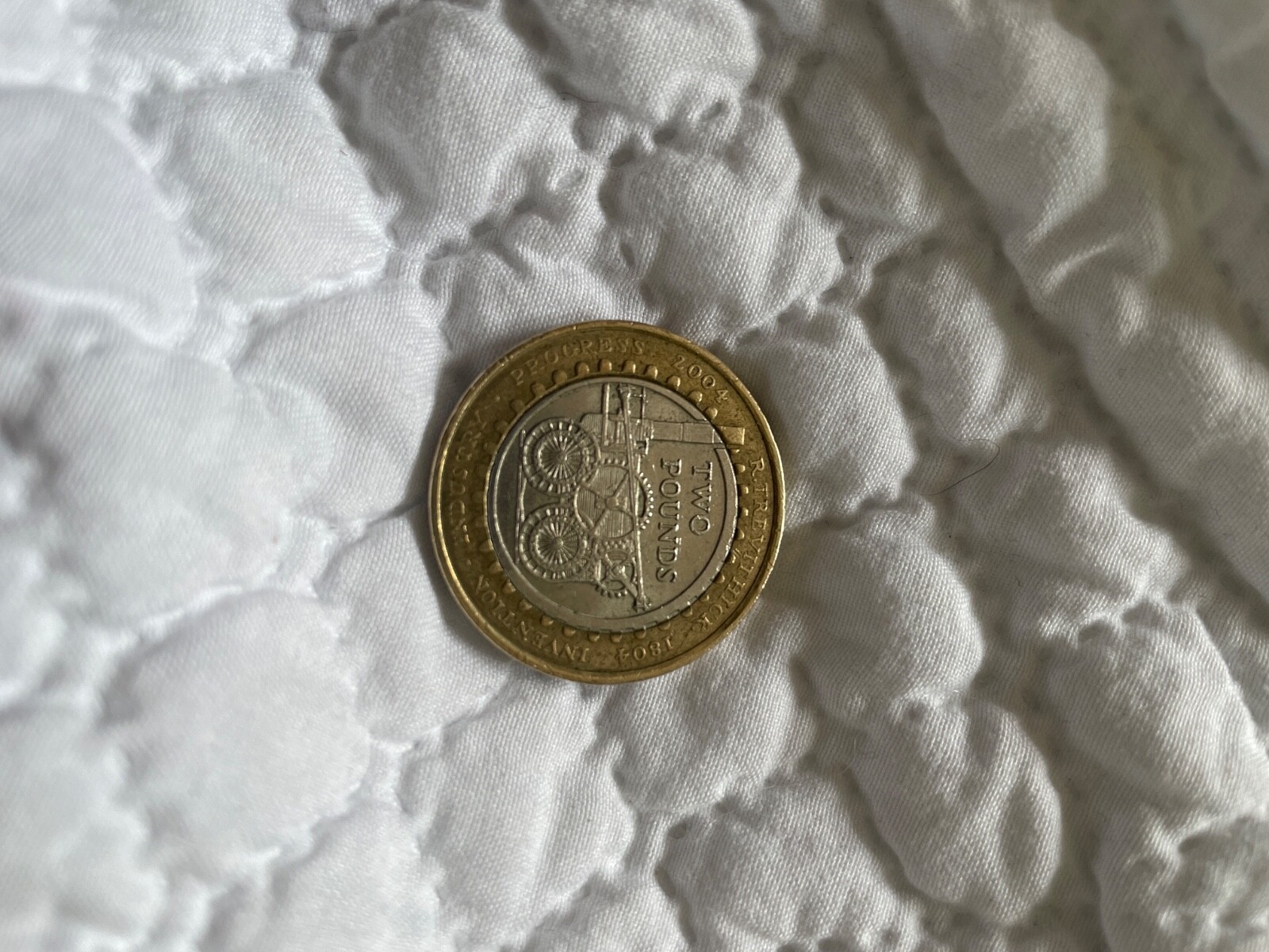 £2 POUND COIN - RARE - R. TREVITHICK 1804-2004 INVENTION INDUSTRY ...