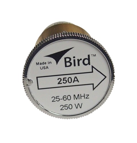 New Bird 250A Plug-in Element 0 to 250 watts 25-60 MHz for Bird 43 ...