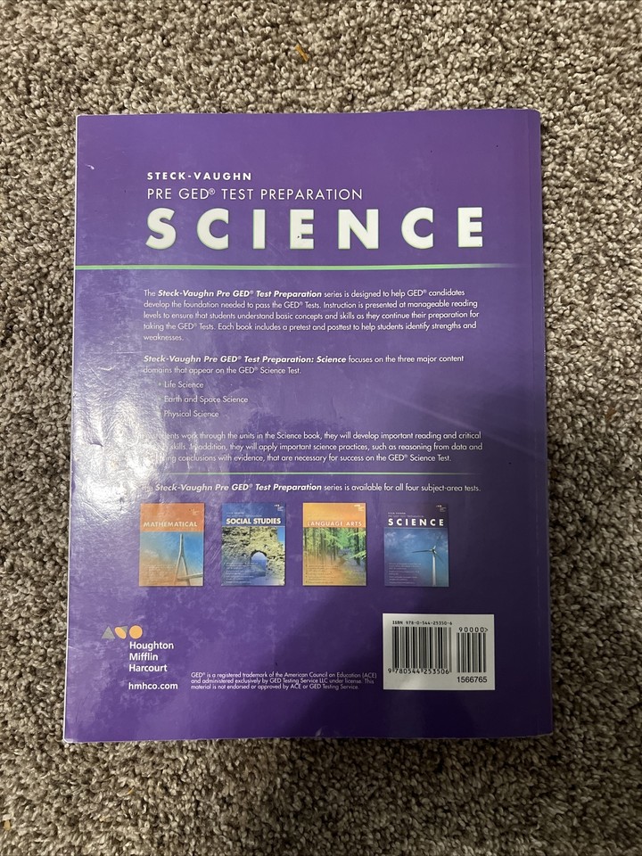 Steck-Vaughn Pre-GED Test Preparation : Science by Steck-Vaughn Company ...