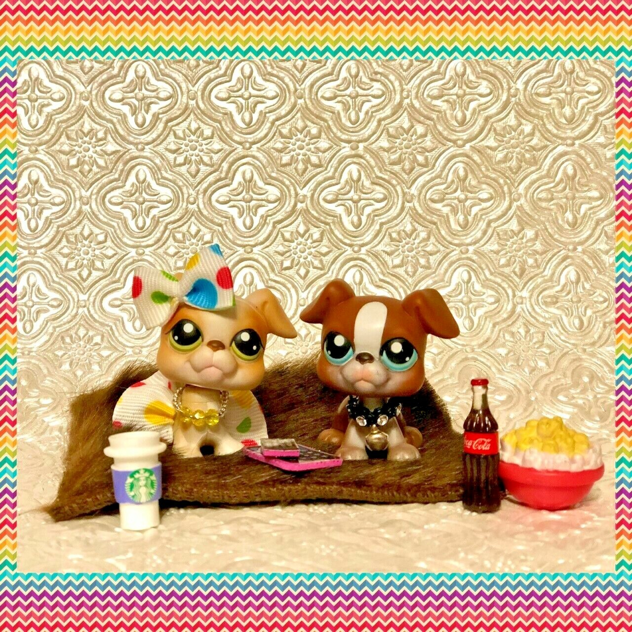 🎀 Littlest Pet Shop LPS #235 #83 Boxer Dogs +10 Accessories🎀 | eBay