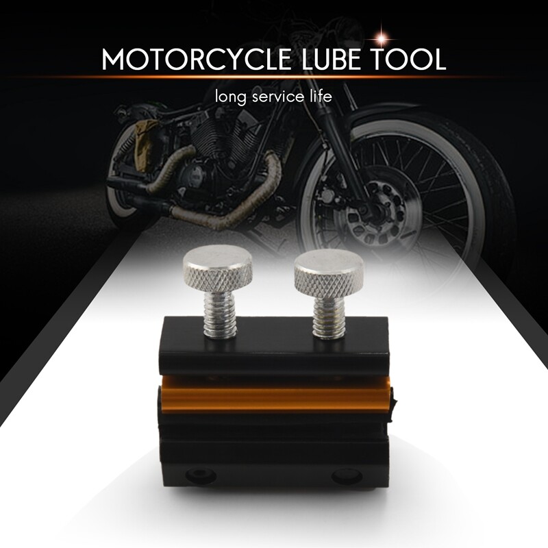 2X(Motorcycle Aluminium Cable Lube Tool Cable Lubrication Wire Oiler ...