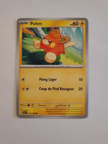 Carte Pokemon - Pohm 074/198 - Écarlate et Violet EV1 | eBay