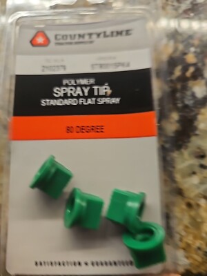 Polymer Spray Tip 80 Degree 4 Pack Standard Flat Spray ST 80-015 FREE ...
