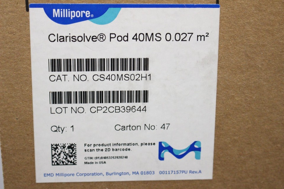 Millipore Clarisolve 40 µm Lab Scale Depth Filters (0.027 m2 0.29 ft2 ...