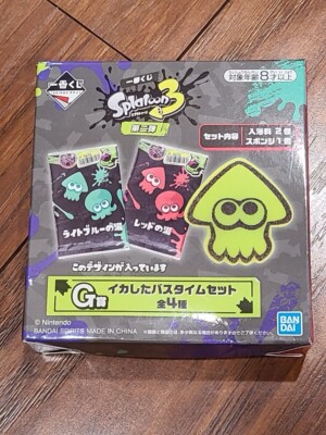 Splatoon 3 Ichiban Kuji Prize G Bath Time Set Colors Ships From US | eBay