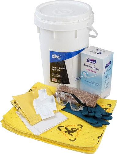 Brady Brday SPC SK-BF Brady Bodily Fluids Spill Kit, 9 gal Absorbency ...