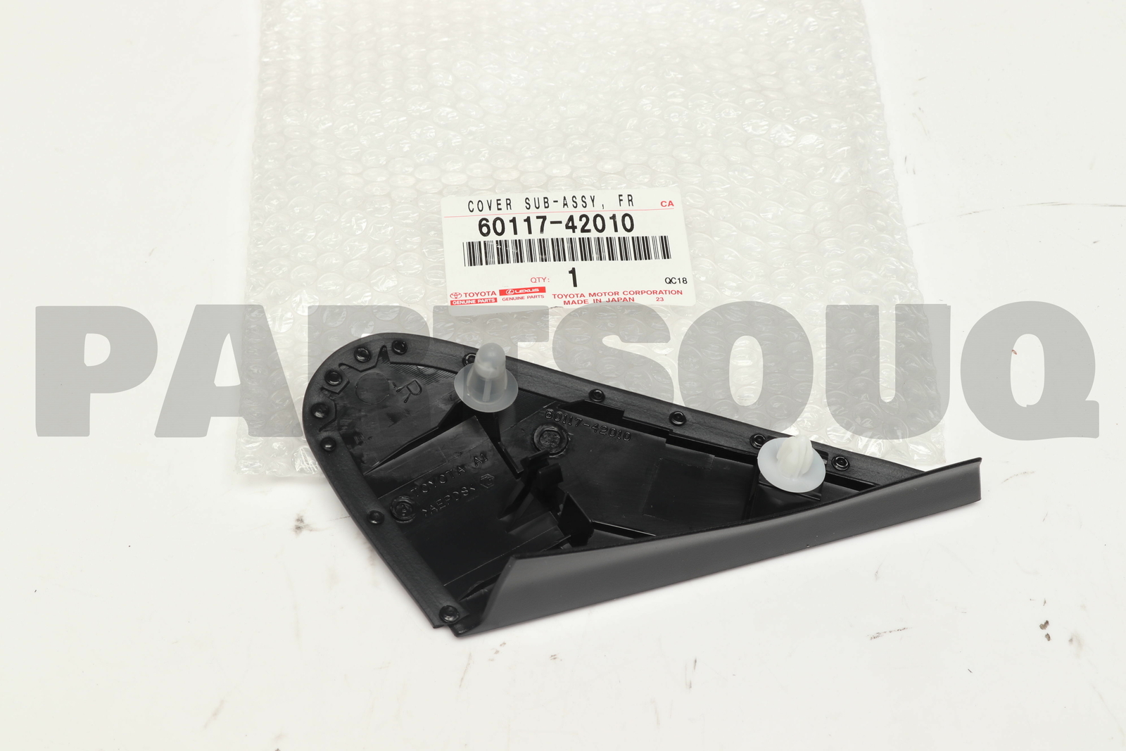 6011742010 Genuine Toyota COVER SUB-ASSY, FRONT PILLAR, UPR RH 60117 ...