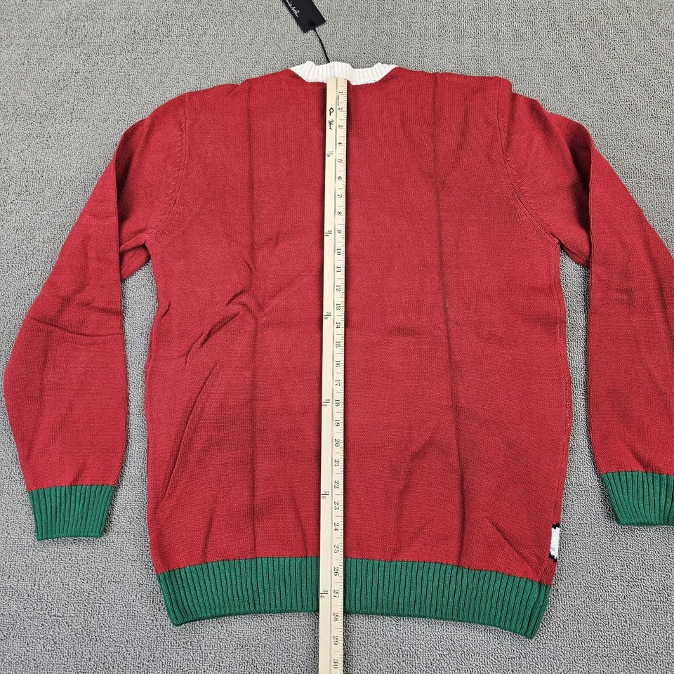 Travis Mathew Christmas Sweater Mens XL Santa Clause Beer Golf Pullover ...