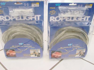 Indoor Outdoor 18' flexlite lighting Rope Lights L'Image lot of 2 new ...
