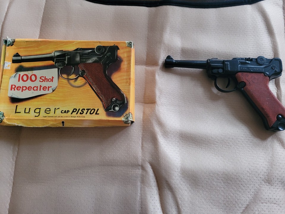 antique toy pistol-German Luger-New in original box | eBay