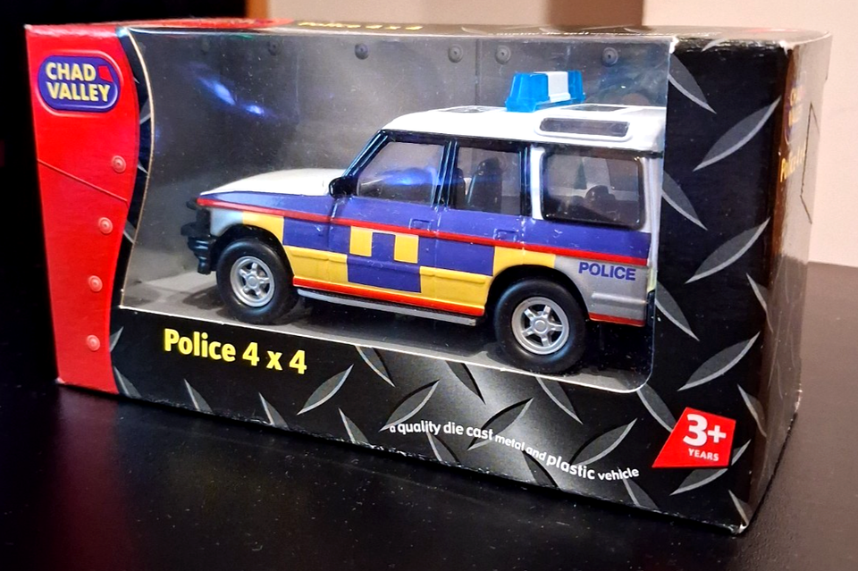 Chad Valley | Toy Police car (4x4) | diecast | Boxed | Good condition ...