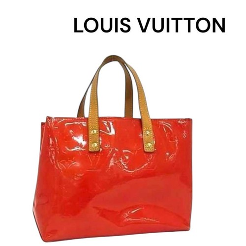 Louis Vuitton Monogram Vernis Reed PM Handbag Red | eBay