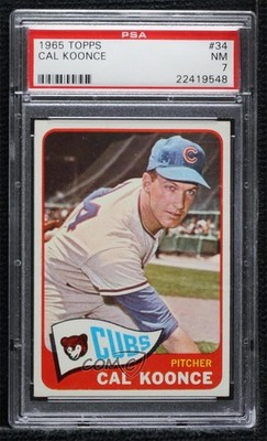 1965 Topps Cal Koonce #34 PSA 7 | eBay