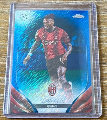 RAFAEL LEAO 23-24 Topps Chrome BLUE SHIMMER REFRACTOR PARALLEL #114/150 ...