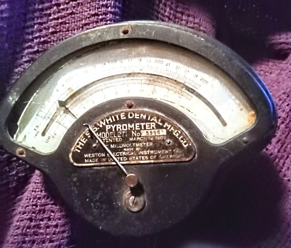 SS White Dental Manufacturing Co. Pyrometer/Furnace | eBay