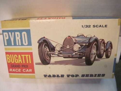 VINTAGE PYRO BUGATTI GRAND PRIX RACER CAR MODEL KIT TOY | eBay