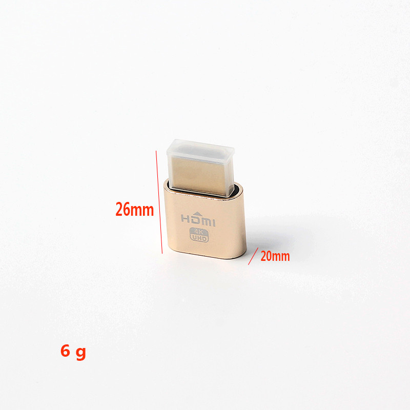 VGA Virtual Display Adapter HDMI 1.4 DDC EDID Dummy Plug Display ...