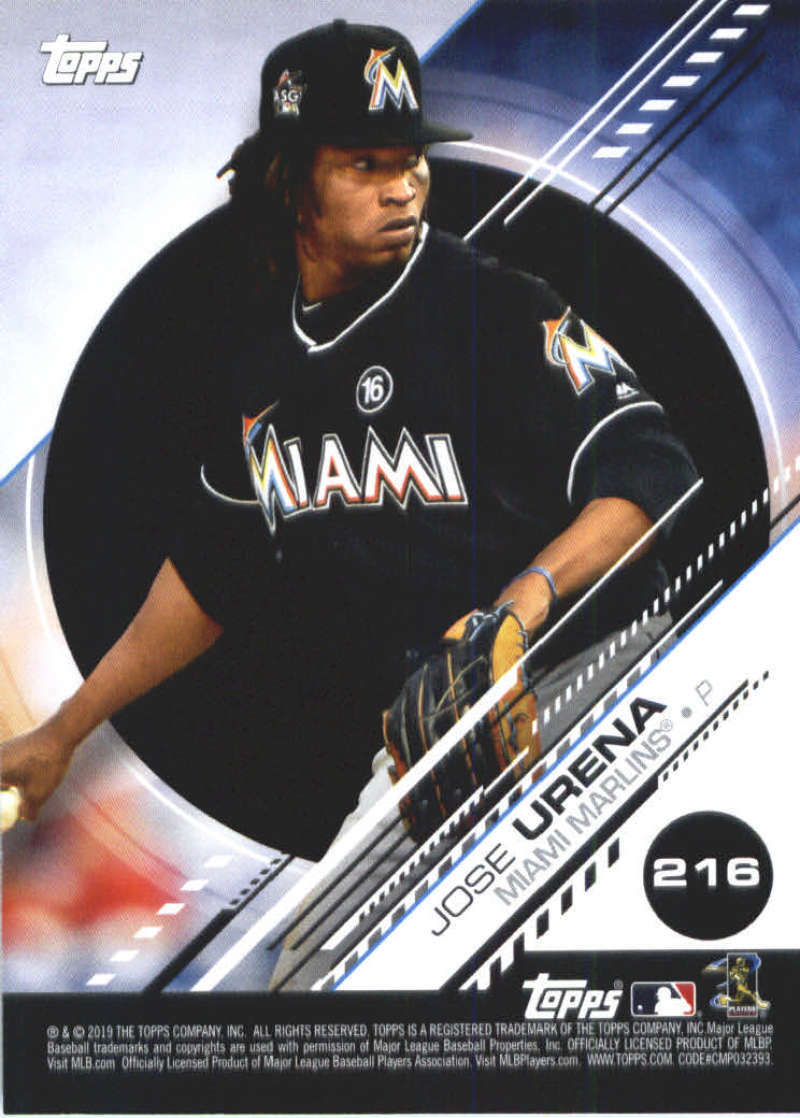 2019 Topps MLB Baseball Sticker #216 Ronald Acuna Jr./Jose Urena | eBay