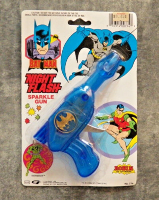 Vintage 1988 BATMAN Night Flash Sparkle Gun Henry Gordy No. 774 DC ...