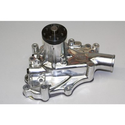 PRW Water Pump 1430212; Competition+ Polished Aluminum Mechanical for ...