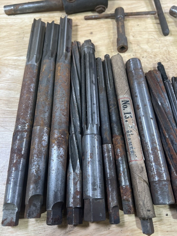 Vintage Machinists Lot Of 37 Reaming Tools | eBay
