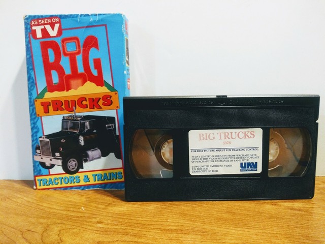 Big Trucks Tractors & Trains VHS 1994 084296059782 for sale online | eBay