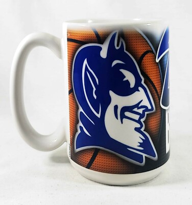 Vintage Duke University Blue Devils Basketball Coffee Mug Cup MADE IN ...