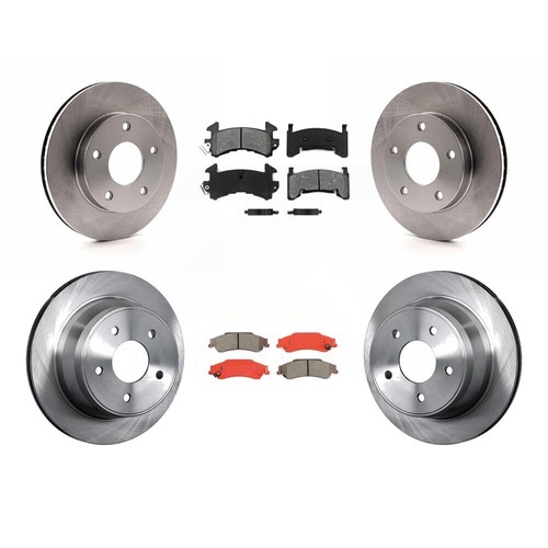 Front & Rear Disc Rotors & Semi-Metallic Brake Pads Kit For S10 Sonoma ...