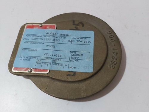 GORMAN RUPP 42111-345 Cover Plate Assembly 42111345 | eBay