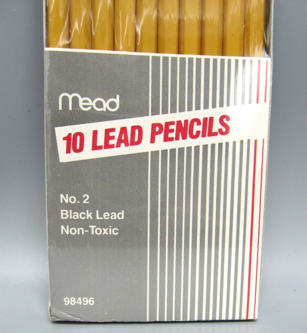 Mead 1 Pack of 10 Lead Pencils No.2 1991 Vtg for sale online | eBay